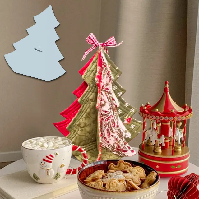 DIY Fabric Christmas Tree Sewing Template & Included Tutorial