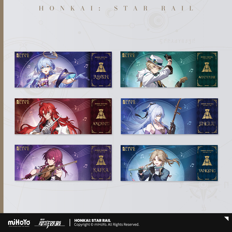 Star Iron LIVE Series Laser Ticket [Original Honkai Official Merchandise]