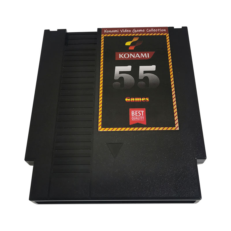 Super 55 in 1 Konami Classic Collection NES Cartridge Multicart For ...