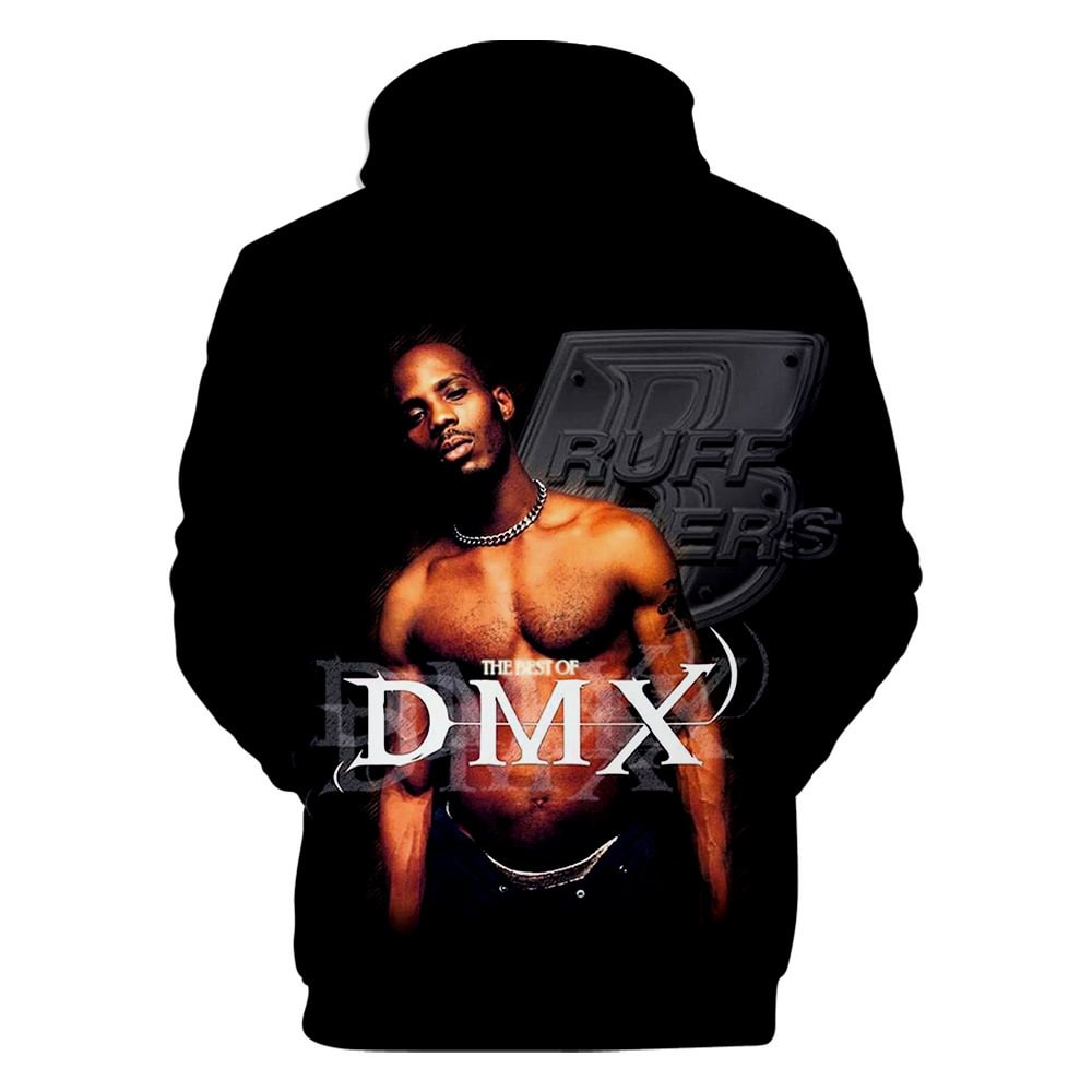 DMX Hoodie DMX 3D Letter Pullover Sweatshirt