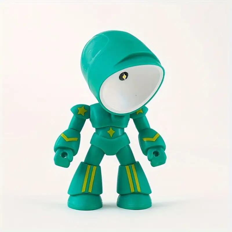 Lonely Robot Cartoon Cute Robot Design Companion Table Light
