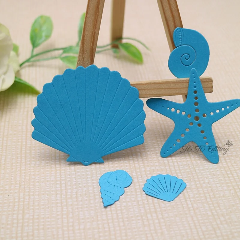 Nigikala Cutting Dies Marine Life Starfish Shell Scrapbook Embossing ...