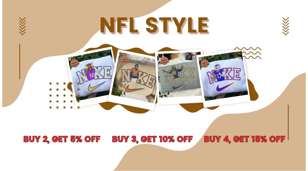 Custom NFL Embroidered