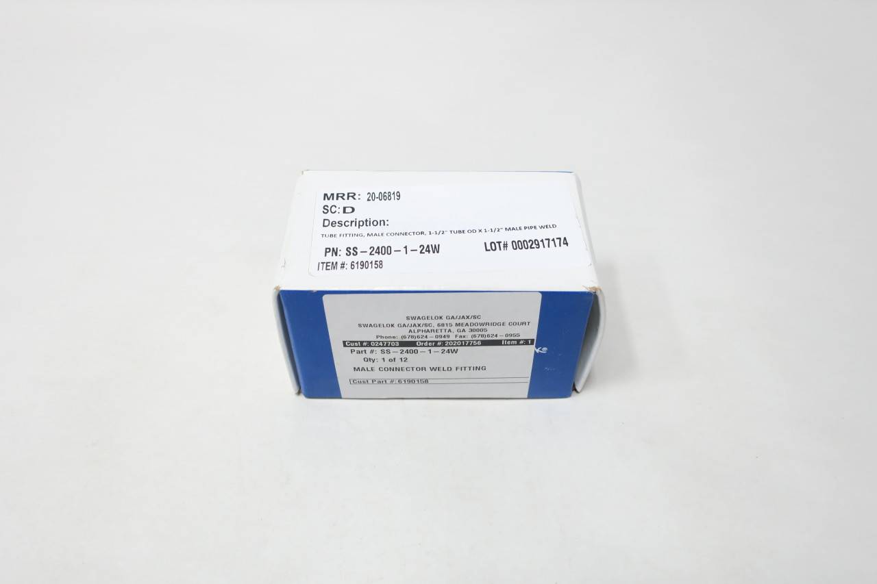 Strong competitor,SWAGELOK SS-2400-1-24W MALE CONNECTOR MPW 1-1/2IN 1-1 ...