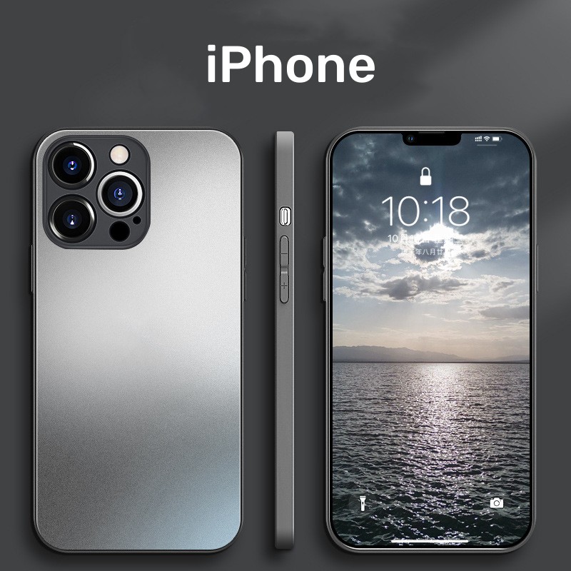 Rare Color Frosted Glass Phone Case