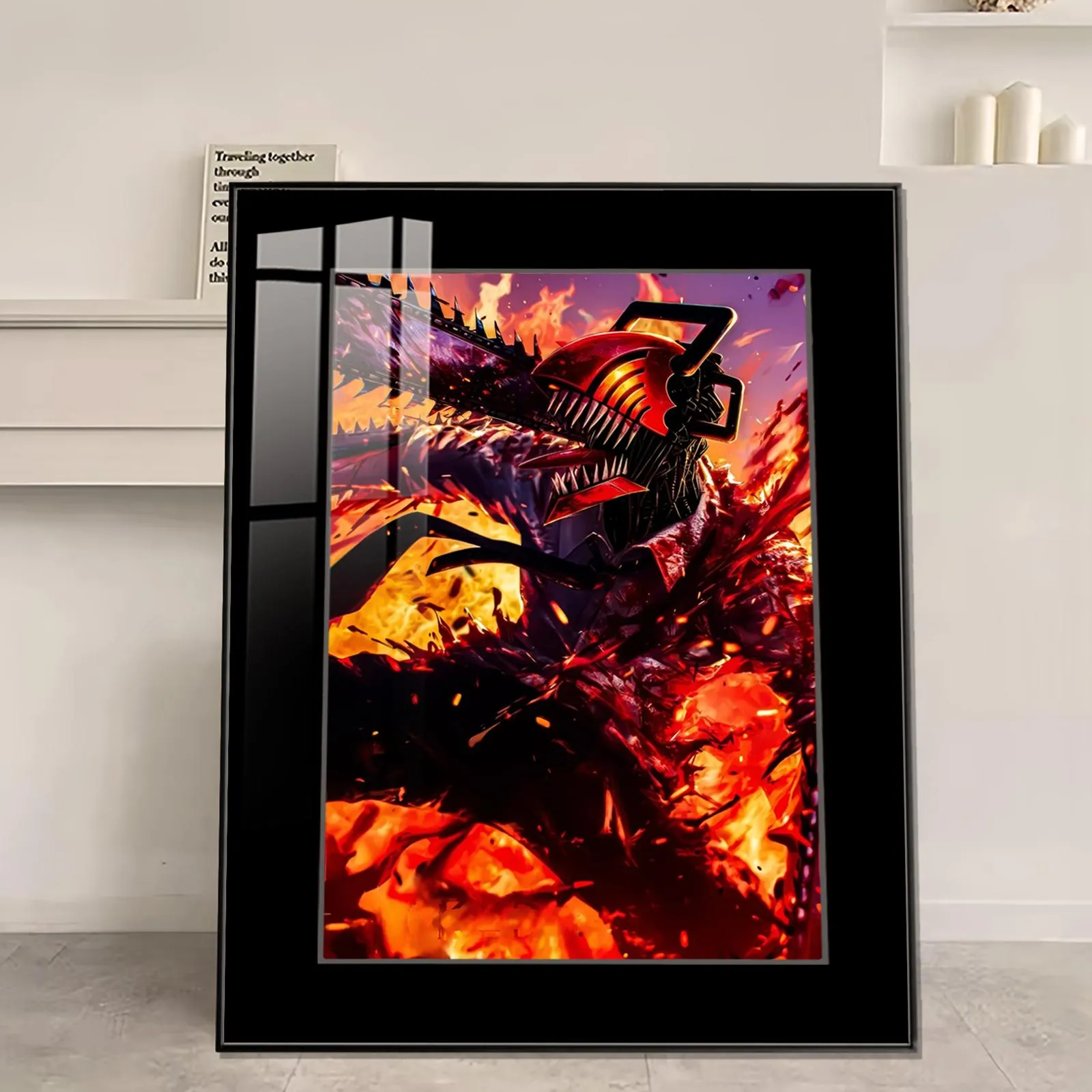 Chainsaw Devil Decorative Painting - Chainsaw Man Decorative Painting ...