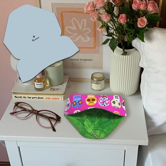 DIY Floral Glasses Case Templates