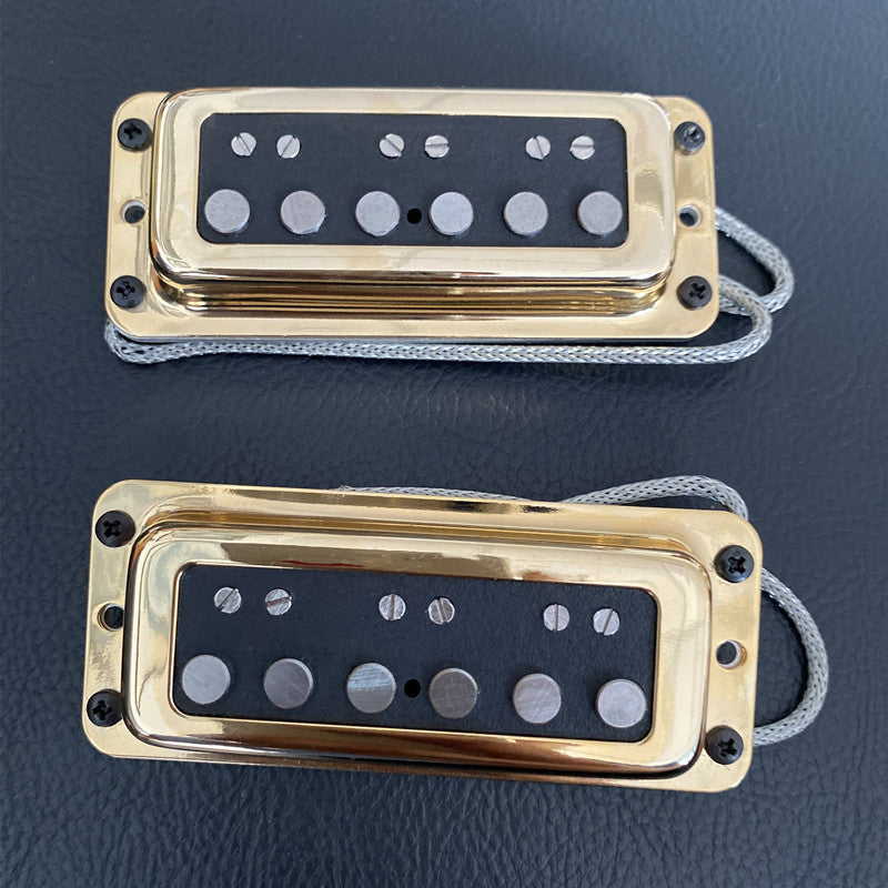 Rickenbacker style Pickup,Metal Gold,Alnico,Neck and Bridge Set