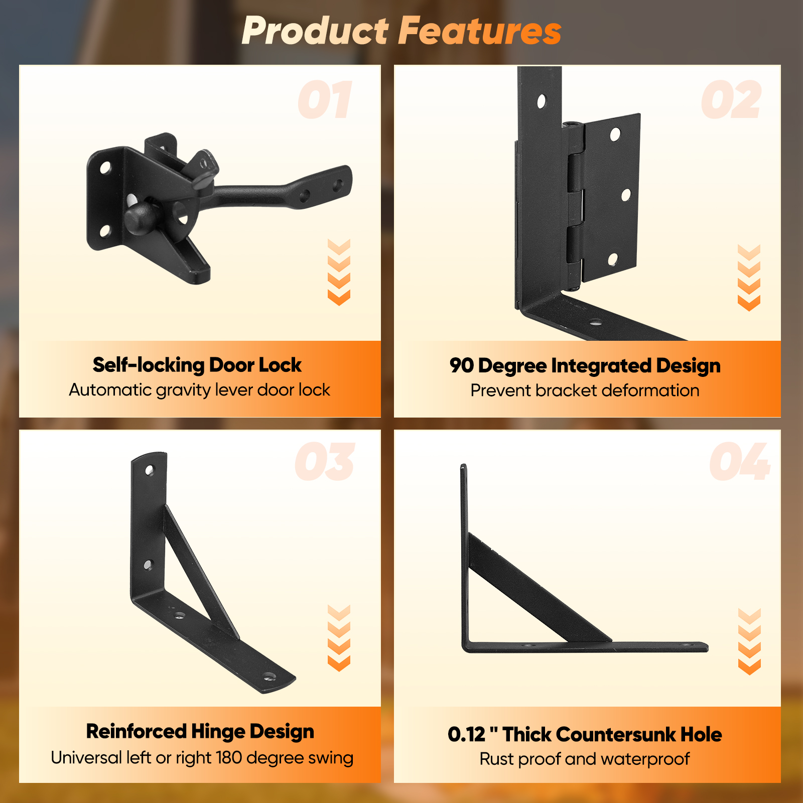 Saker Heavy Duty Gate Brace Kit