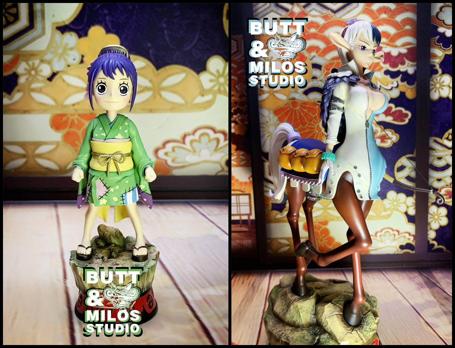 Wano Country Series Ama & Speed - ONE PIECE Resin Statue - Butt & Milos ...