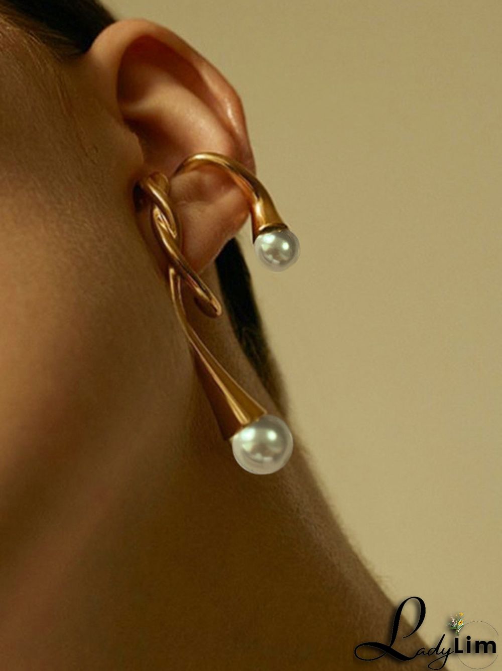 Normcore Asymmetric Geometric Ear Clip - Ladylim