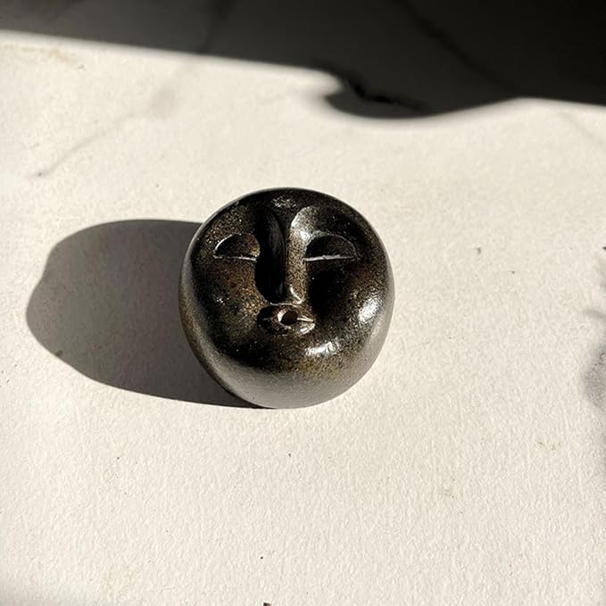 Incense burner face shaped incense holder