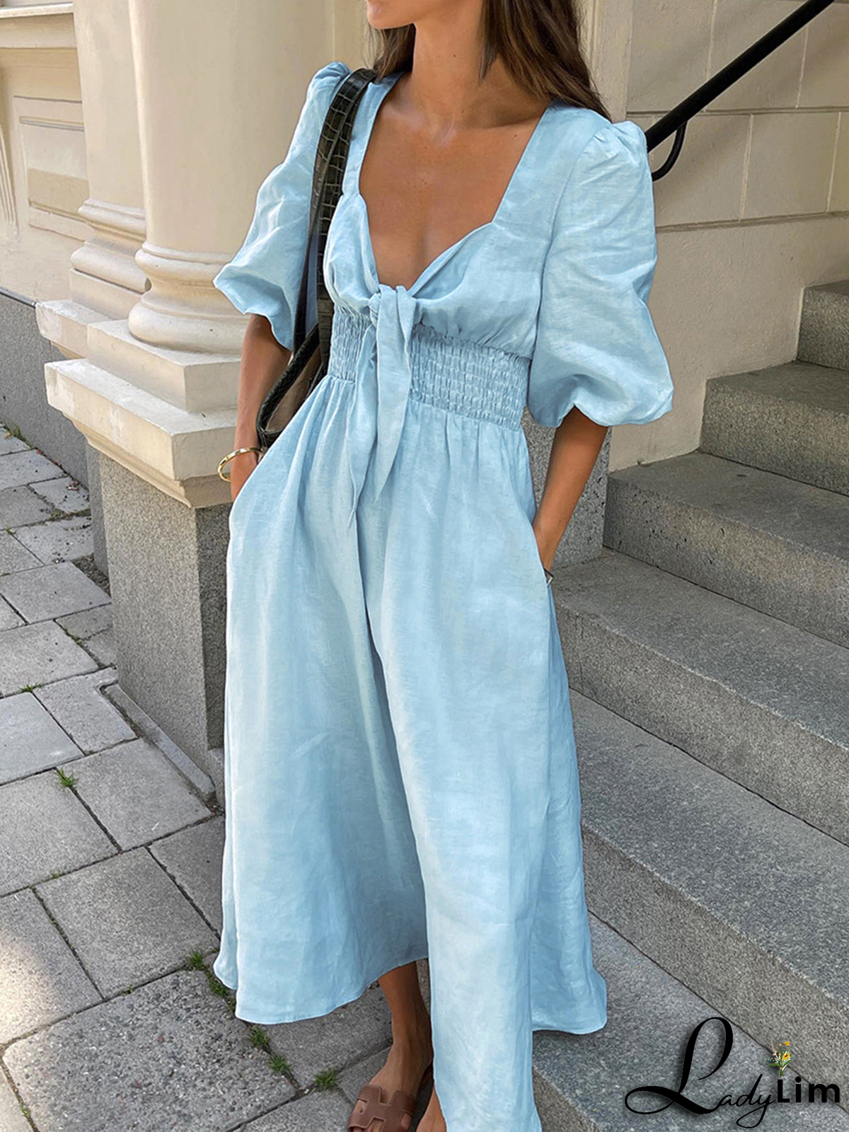 Simple and Airy Dress - Ladylim