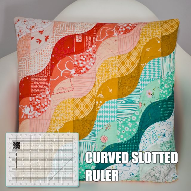 Patchwork Quilt Curved Slotted Ruler (With Instructions)
