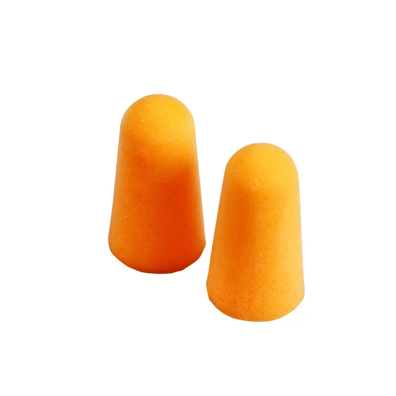 Slow Rebound Sponge Bullet Noise Reduction Mute Sleep Earplugs
