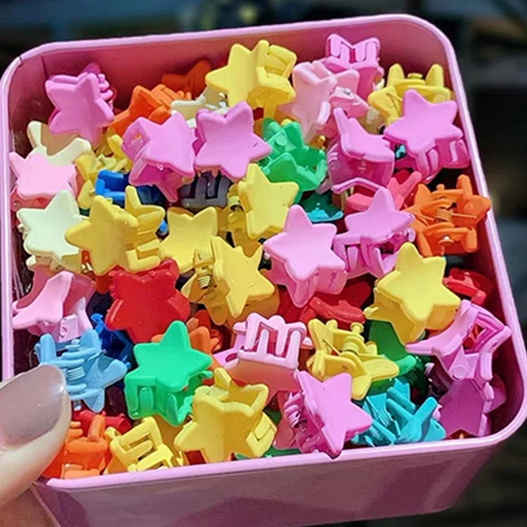 Assorted Color Beautiful Mini Hair Clips | 50PCS