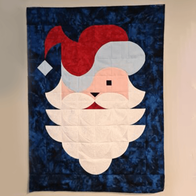 Posh Santa Quilt Sewing Templates-With Instructions