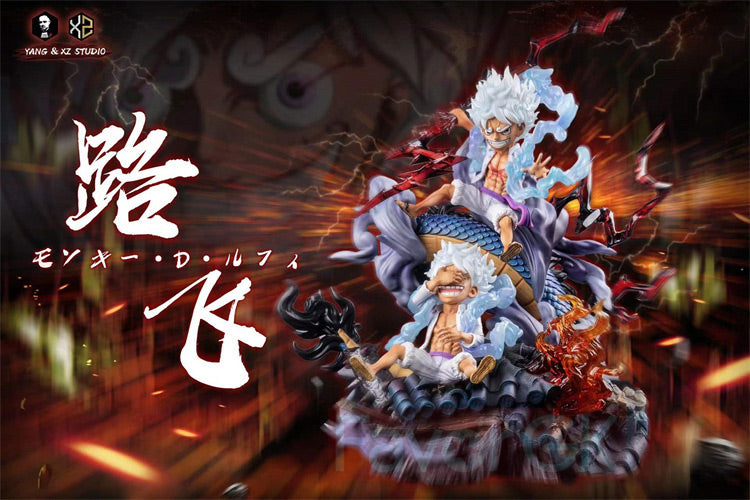 WCF Scale Gear Fifth Sun God Nika Luffy - ONE PIECE Resin Statue - XS ...