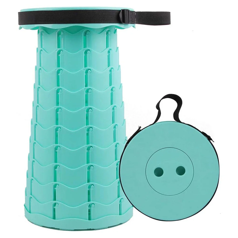 Upgraded Folding Stool Lightweight Yet More Sturdy with Load Capacity ...