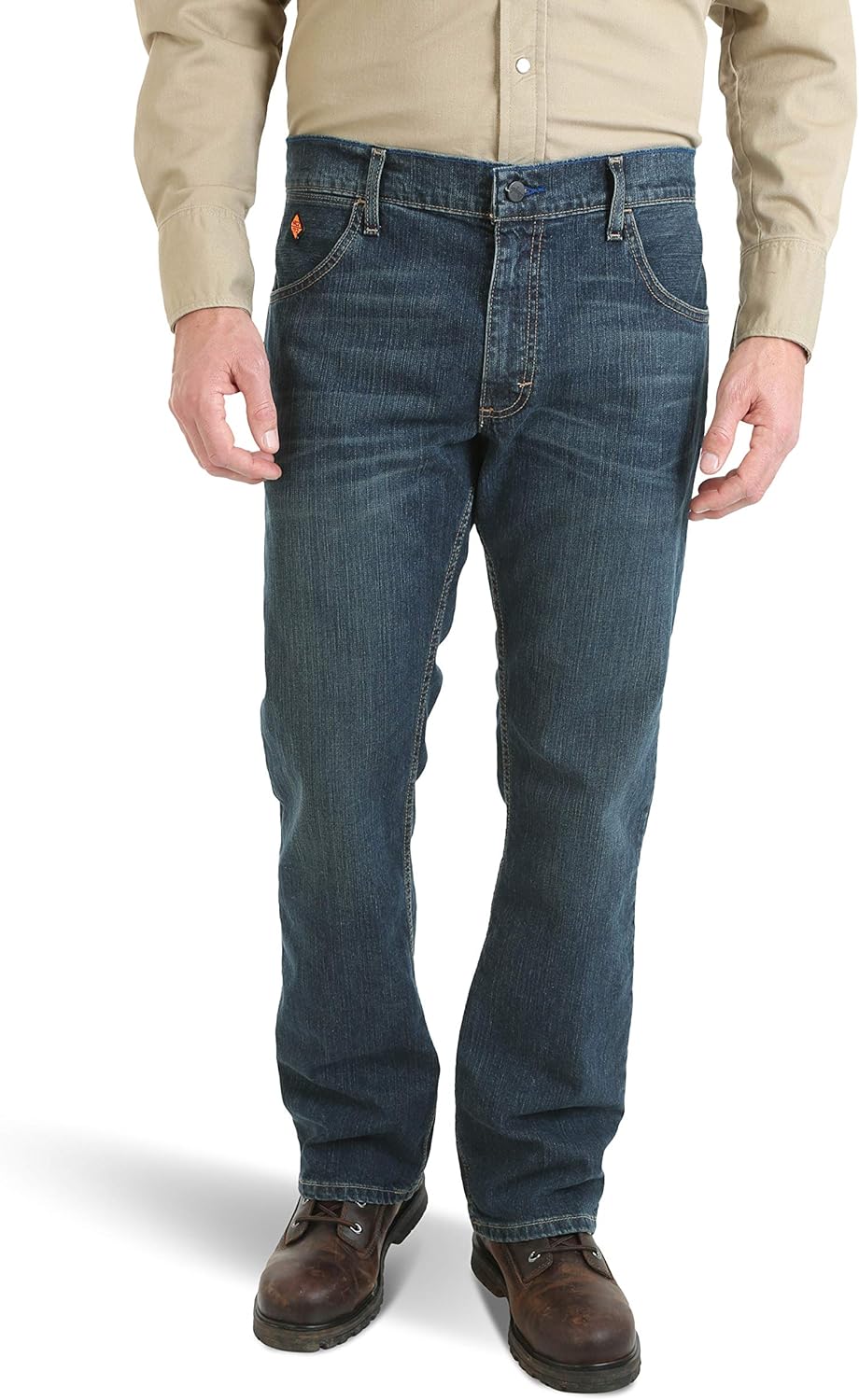 GAR BETHE Wrangler Men's Fr Flame-resistant Retro Slim Boot Jean