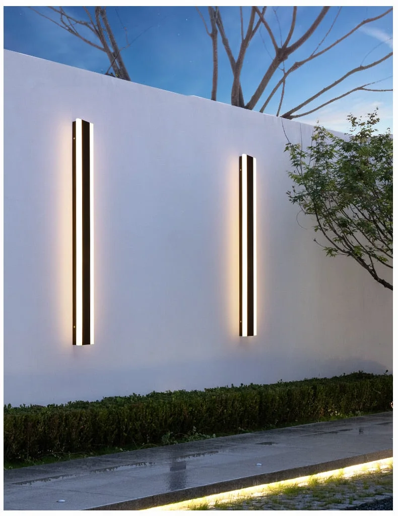 Outdoor Aluminium Waterdichte Wall Mounted Lamp Moderne IP65 Led Wall