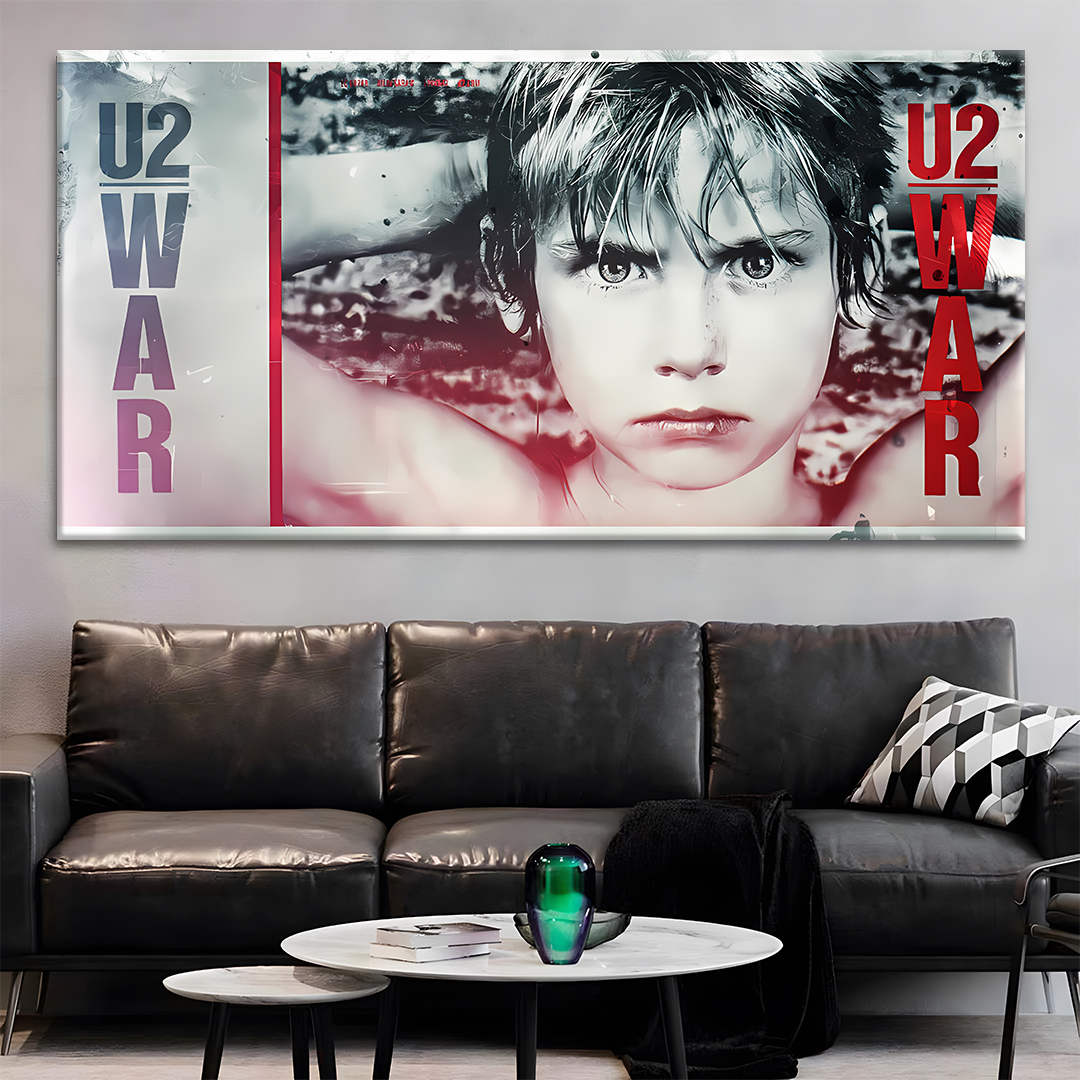 U2 War Cd Cover Canvas Wall Art