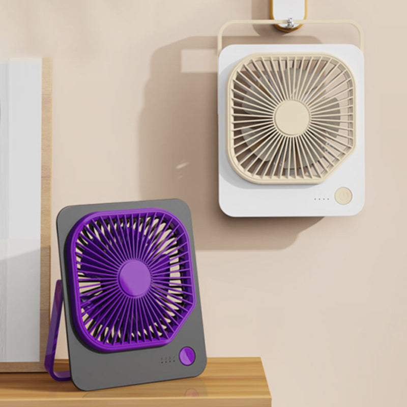 Ultra-Thin Desk Fan with 4 Speeds Adjustable