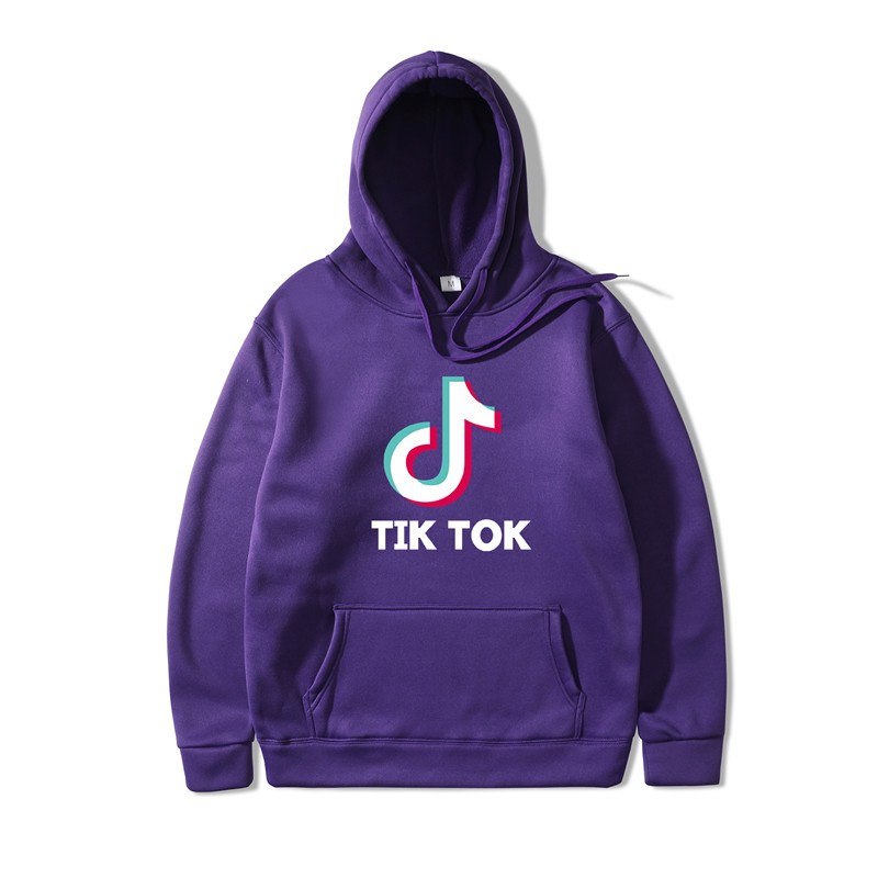 Tik Tok Logo Hoodie Sweatshirt Unisex Pullover