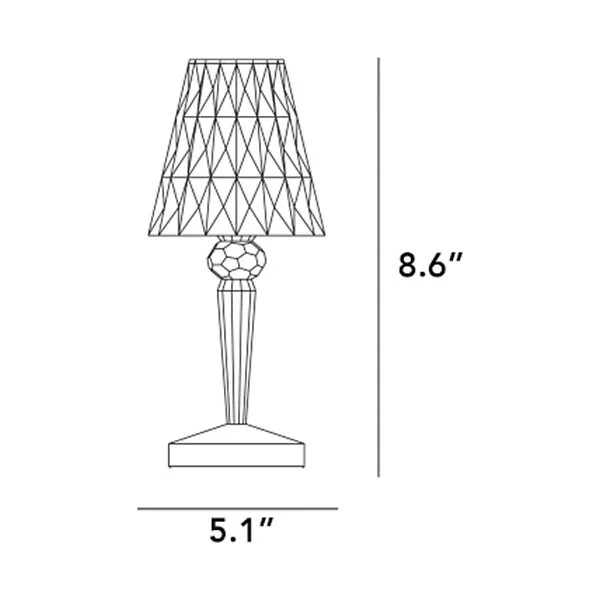 Crystal Diamond Table Lamp-Create Romantic Atmosphere