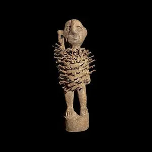 Vintage Hand African African Nkisi-nkondi Power Figure, Nail Fetish ...