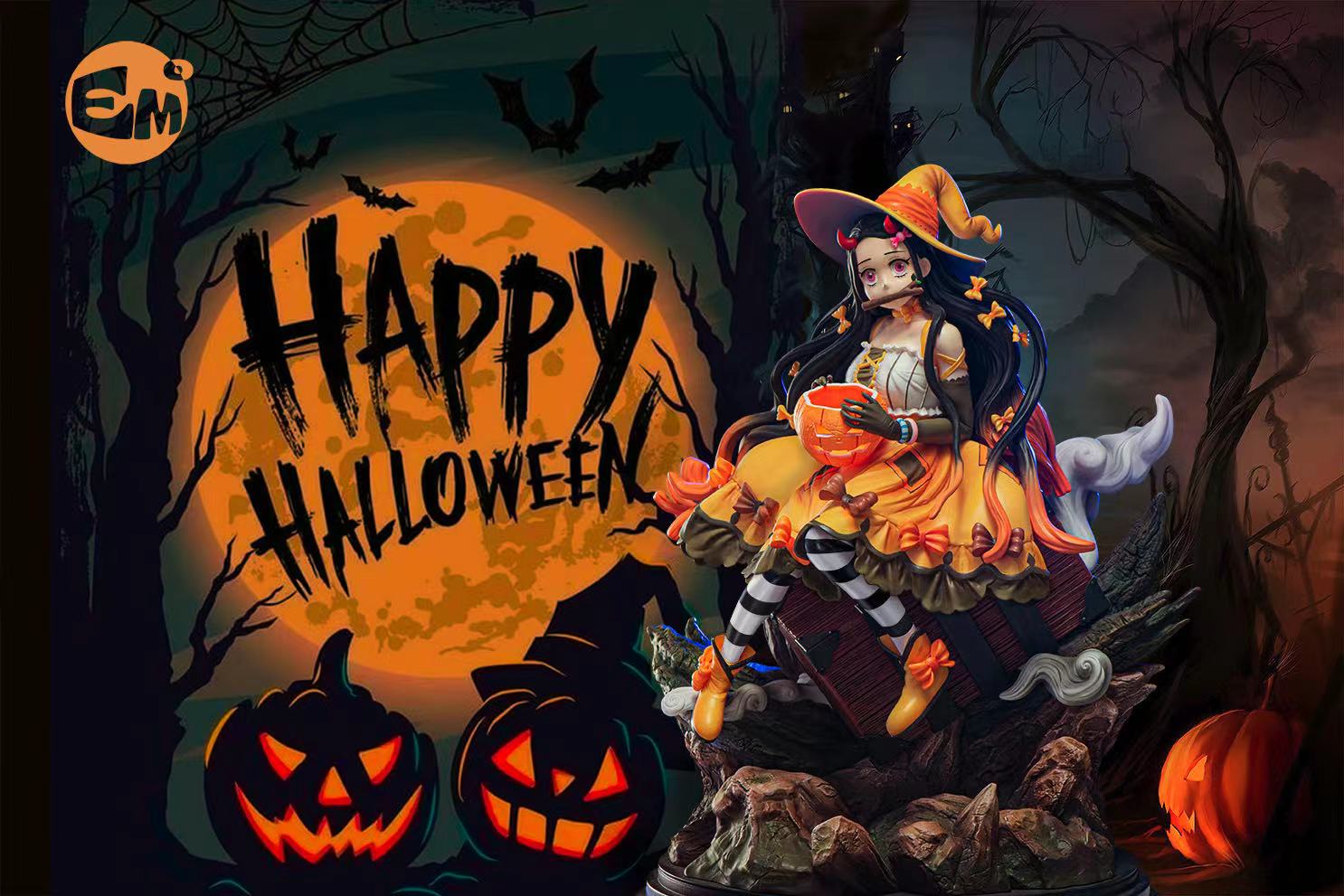 Halloween Nezuko Kamado - Demon Slayer: Kimetsu No Yaiba Resin Statue ...