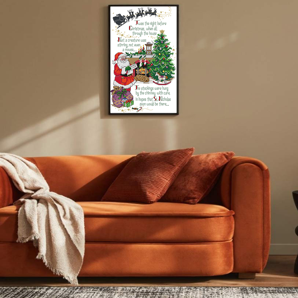 Hillman Stainless Pins Dimensions Christmas Home Cross Stitch Kit - 14 ...