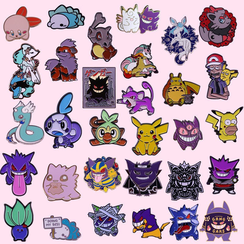 Cute Japanese Anime Pokémon Pikachu Jenny Turtle Brooch Pokemon Enamel ...