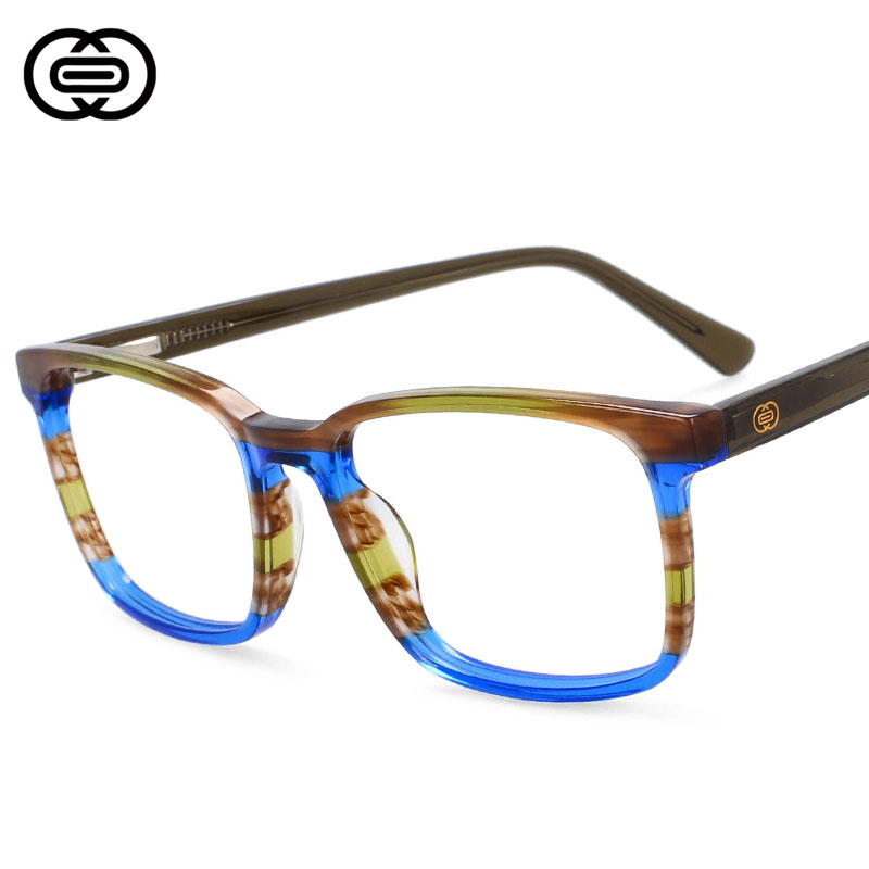 54249 Small Acetate Frame Glasses Brand Men Women Reading Color ...