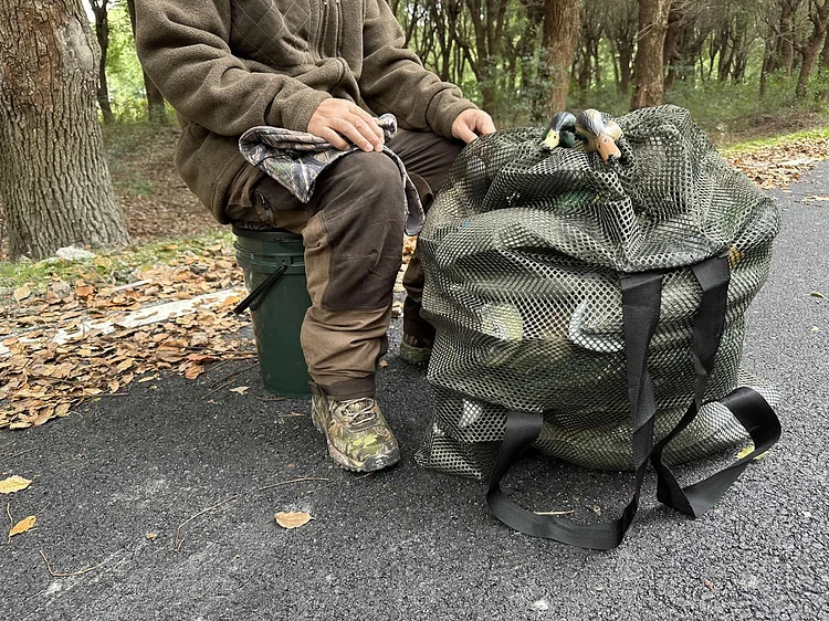 Mesh Decoy Bags, Light Weight Carrying Storage Backpack for Hunting