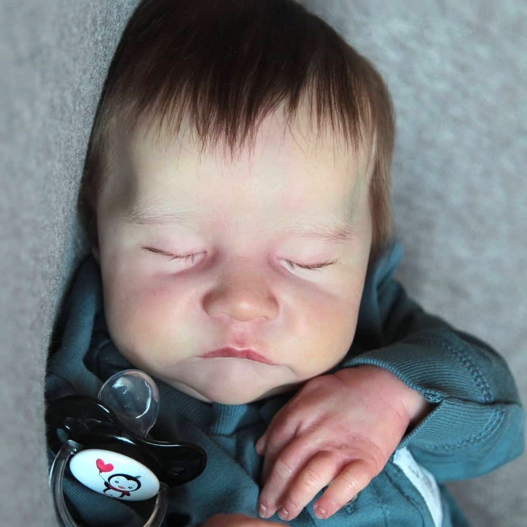 12'' Real Gabriel , Cute Realistic Soft Silicone Vinyl Dolls Toy