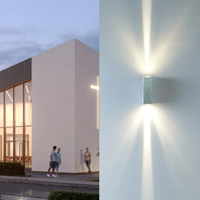 Modern LED Wall Lamp for home IP65 Aluminum Up Down Light led outdoor ...