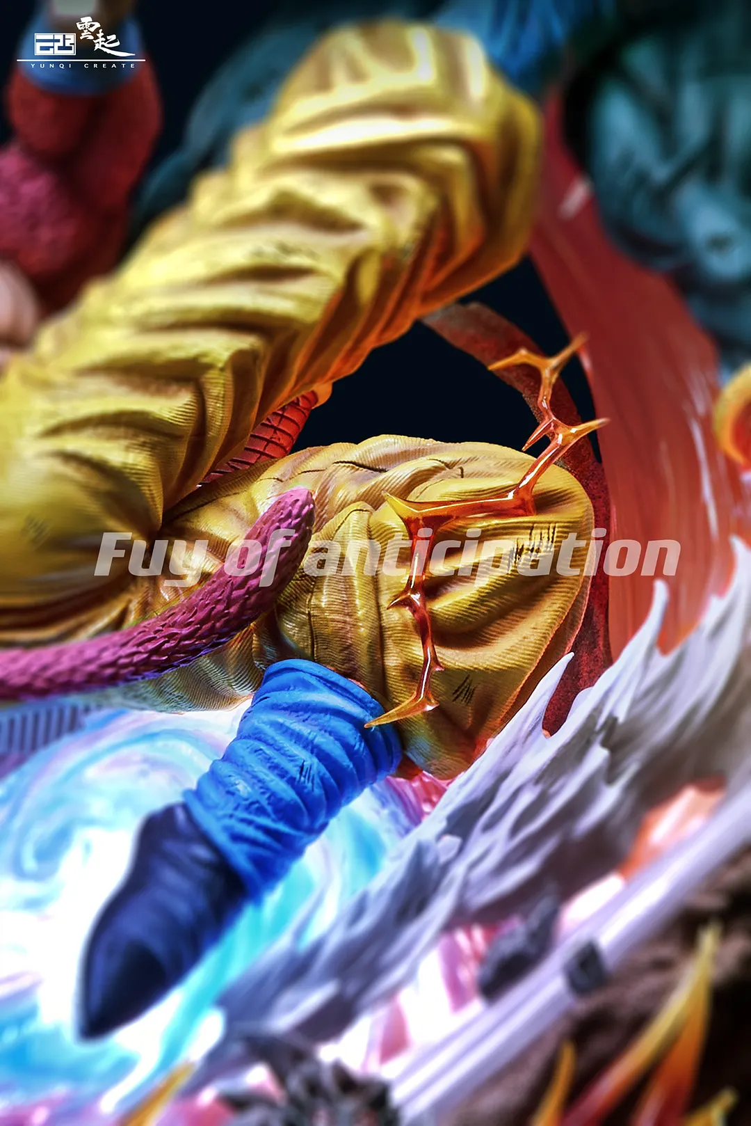 Super Saiyan 4 Son Goku with LED - Dragon Ball Resin Statue - YUNQI Studios