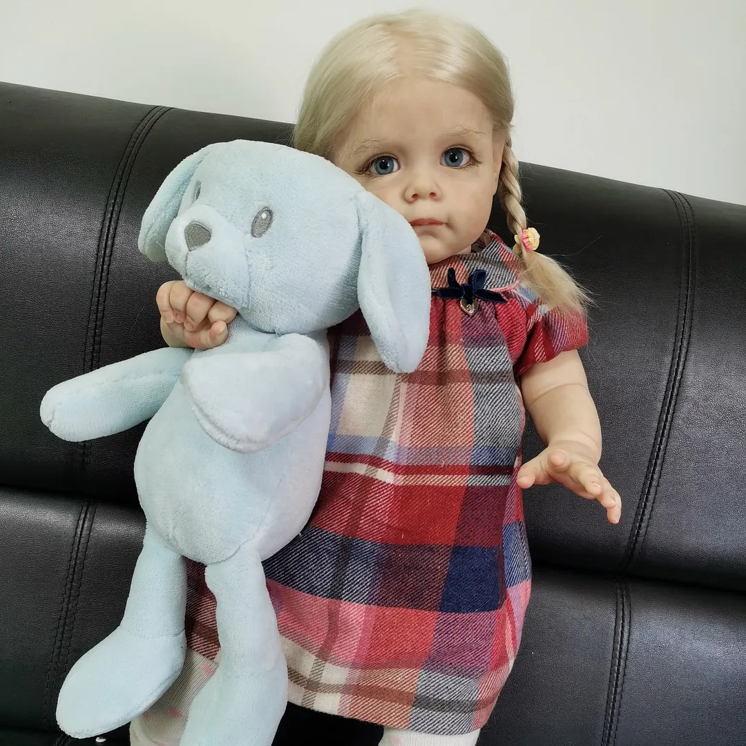 15''Lifelike Innocent and Lovely Reborn Awake Toddlers Girl Zelda with ...