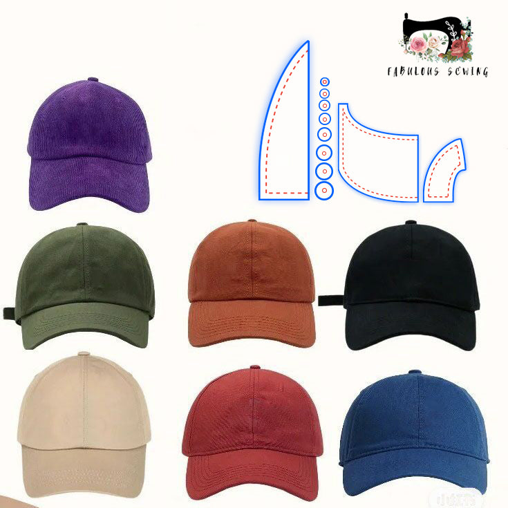 Baseball Cap Template Set