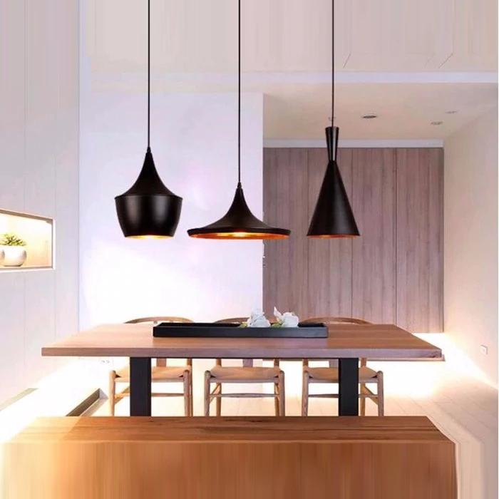 Modern Attractive Lamps E27 Musical Instrument Aluminum Pendant Lights ...