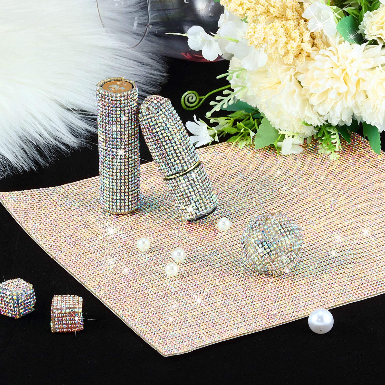 50% OFF - 12000 Pieces Bling Bling Crystal Rhinestones Sticker (AB Color)