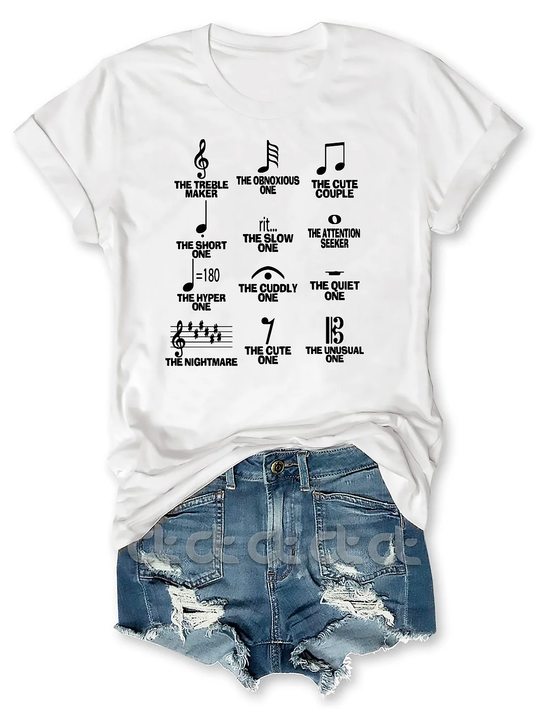 Musical Notes Symbol T-Shirt
