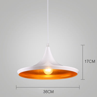 Modern Attractive Lamps E27 Musical Instrument Aluminum Pendant Lights ...