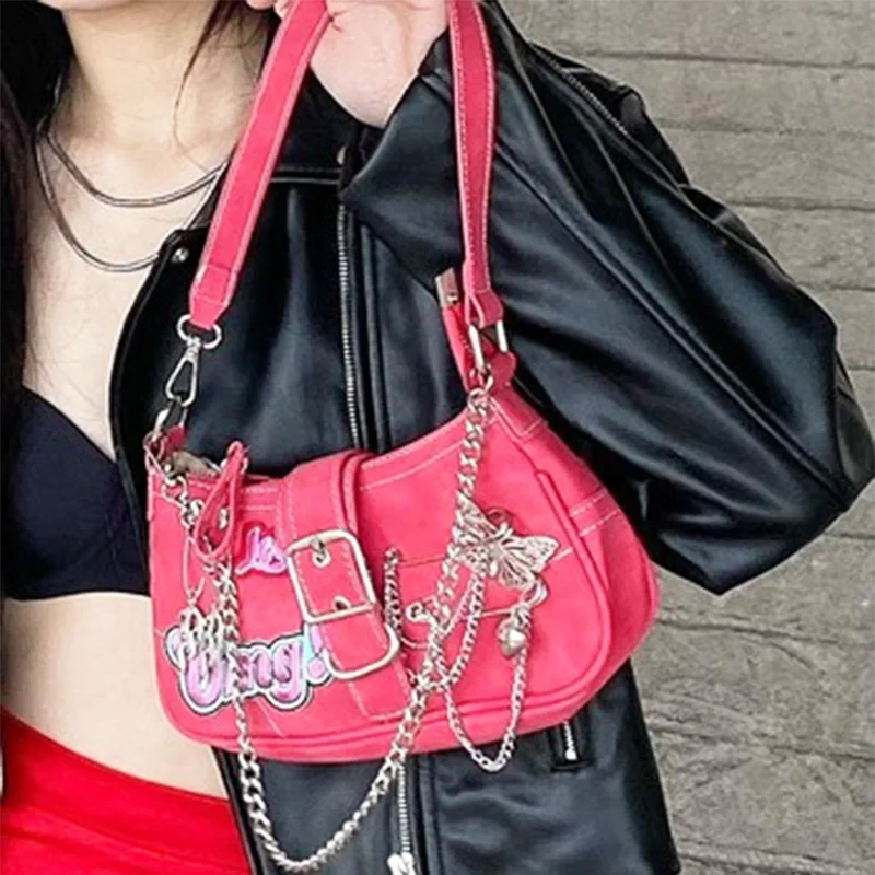 Y2K CROSS UNDERARM BAG