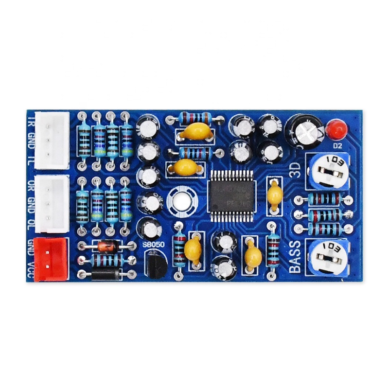 Bass Tone Board JRC2706 3D Sound Preamp Tone Board Audio Bass Tone ...