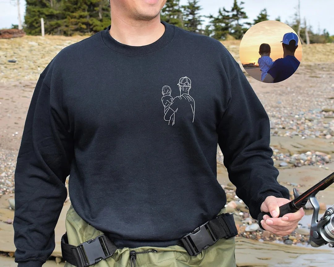 Dad Embroidered Shirt-The Perfect Father’s Day Gift