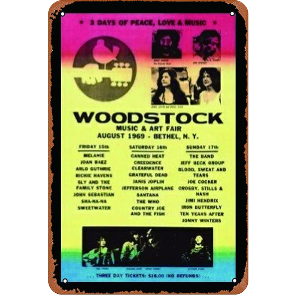 Woodstock - Vintage Metal Signs(8*12Inch/12*16Inch)