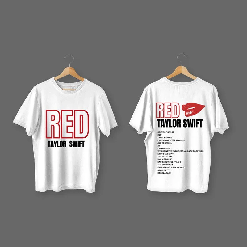Red Album Eras Swift T Shirt
