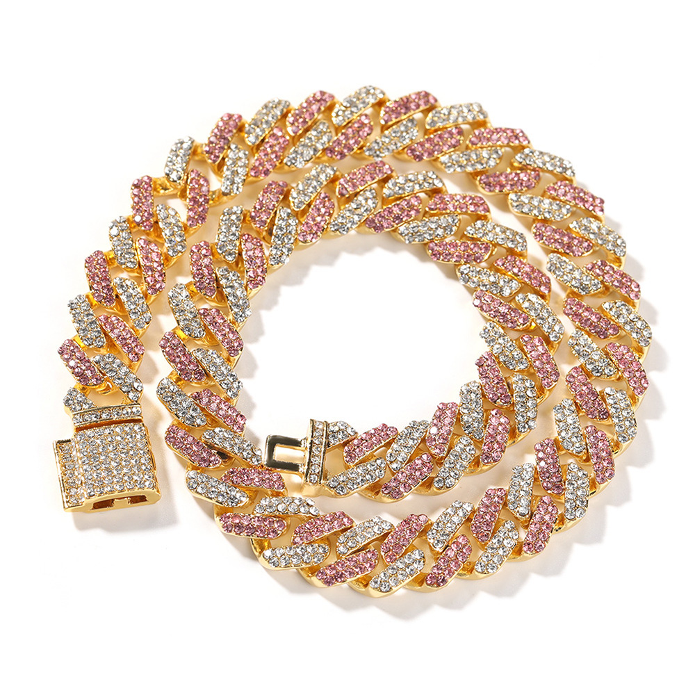 Iced Out Cuban Link Chains,Gold Iced Out Cuban Chains,Men Iced Out ...